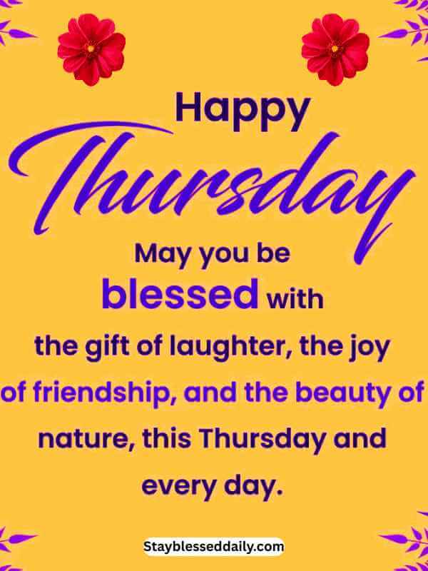 120+ Happy Thursday Blessings Images, Quotes and Prayers