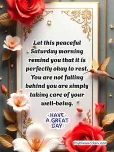 120+ Saturday Blessings Image and Quotes for a Happy Weekend