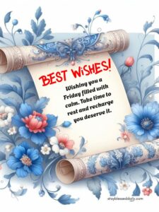 110+ Friday Blessings, Prayers and Quotes for a Joyful Weekend