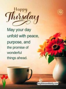 120+ Happy Thursday Blessings Images, Quotes and Prayers